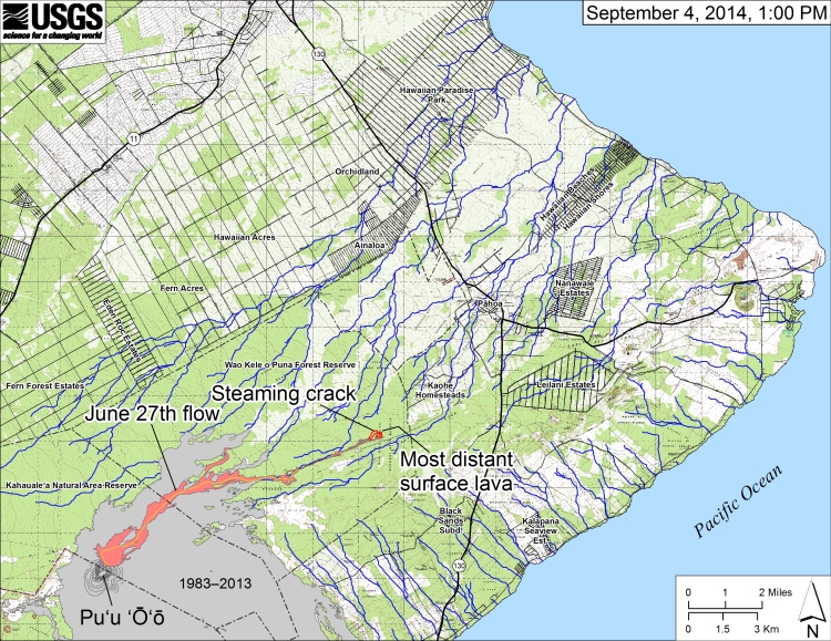 VIDEO: Evening Lava Flow Update – Friday, September 5