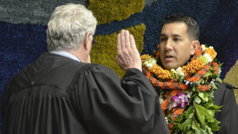 Kai Kahele Sworn In As State Senator