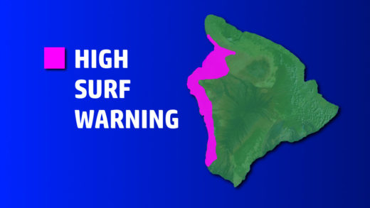 High Surf Warning In Effect For West Hawaii – Big Island Video News