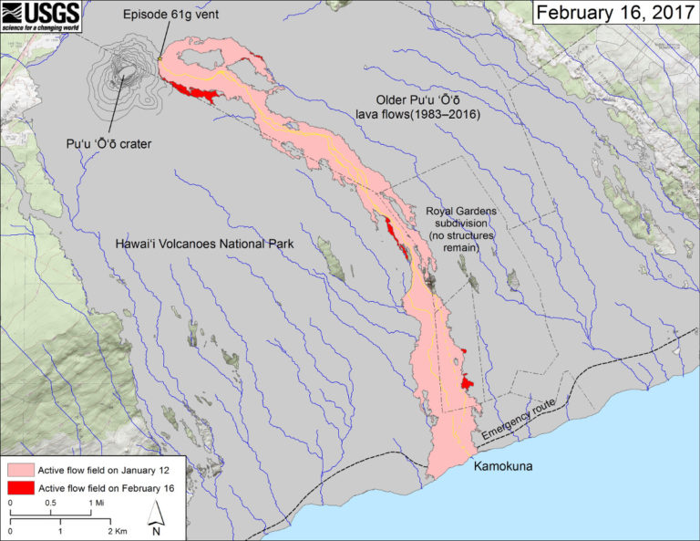 VIDEO: Surface Flow Update From Lava Tour Guide