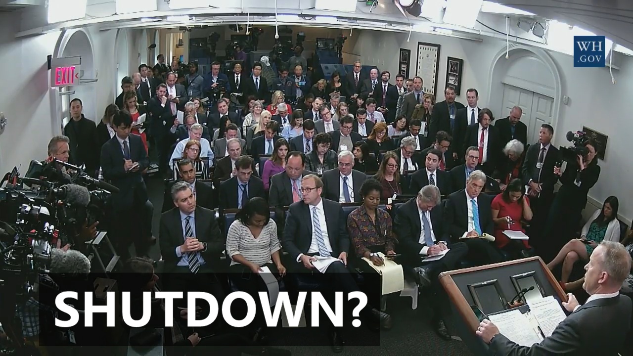 VIDEO: White House Answers Questions On Possible Shutdown