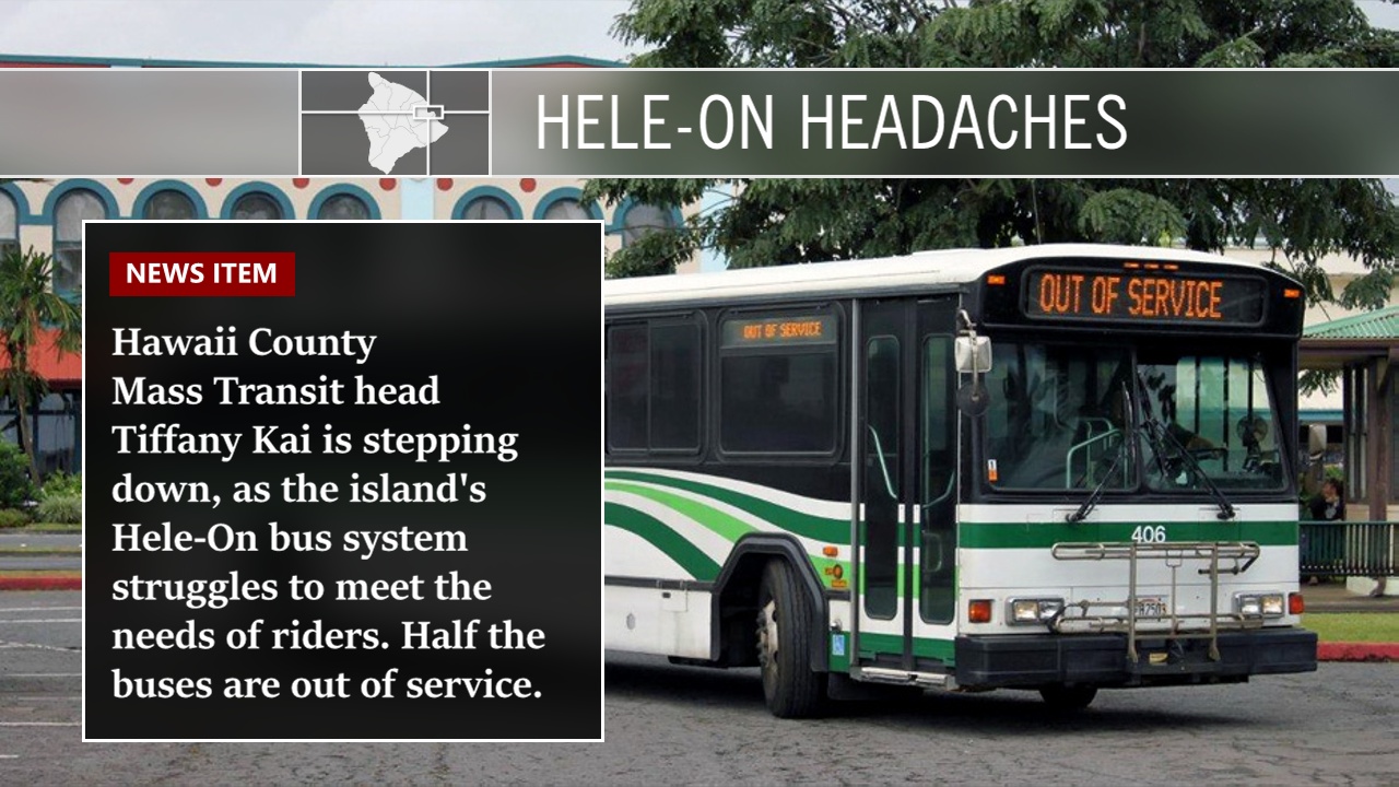 VIDEO: Hele-On Headaches, Mass Transit Head Steps Down