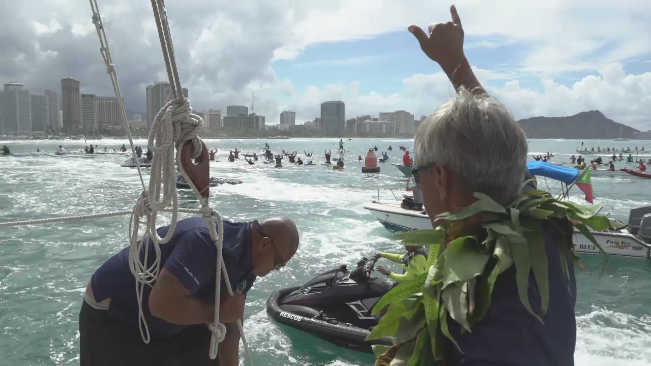 VIDEO: Nainoa Thompson’s Epic Hokule’a Return Speech