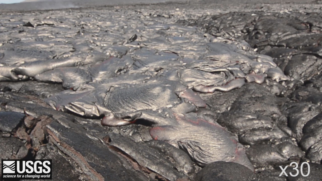 VIDEO: Lava Creeps Along Coastal Plain In USGS Timelapse