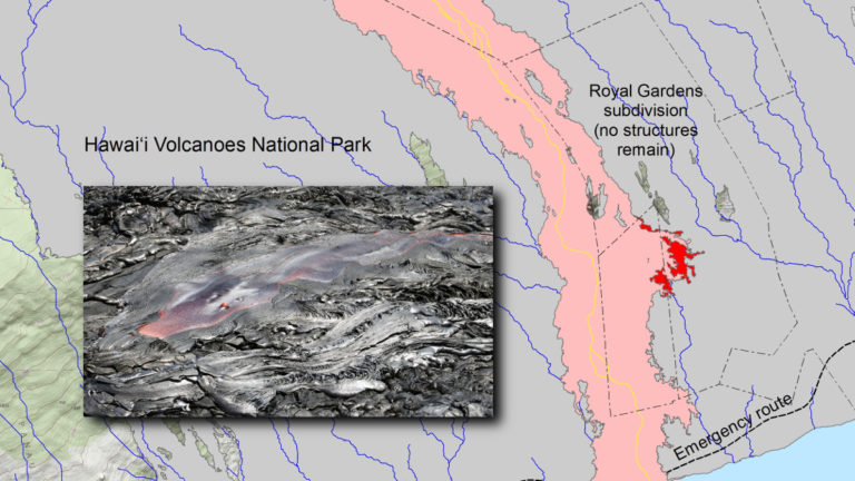 New USGS Maps, Photos Chart Lava Flow Changes