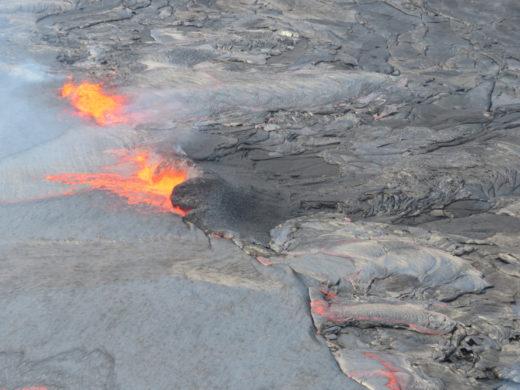VIDEO: Overflowing Lava Lake Recorded From Above