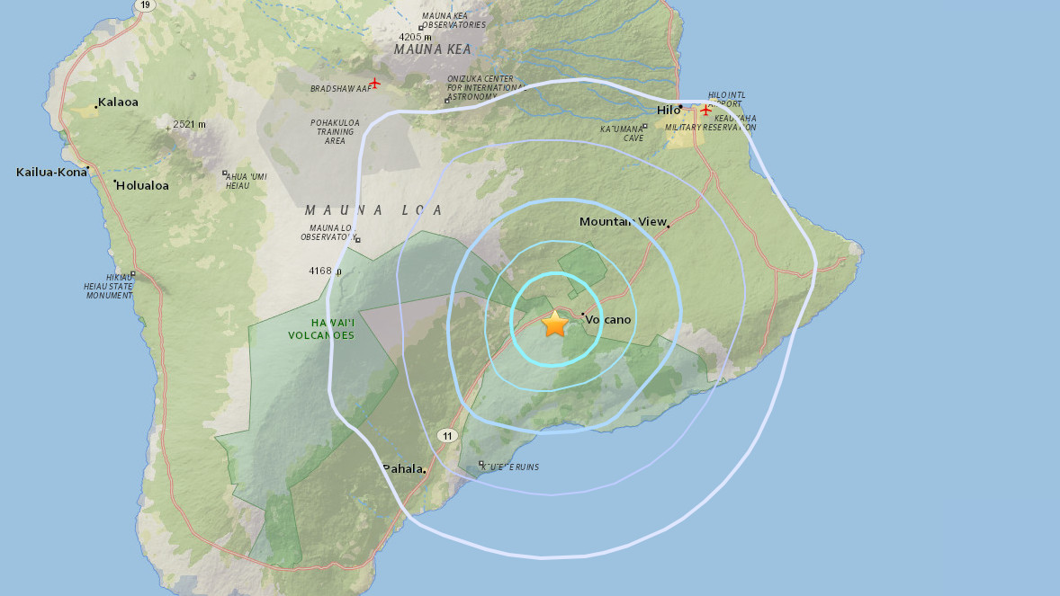 Magnitude 4.4 Earthquake Rumbles At Kilauea Summit