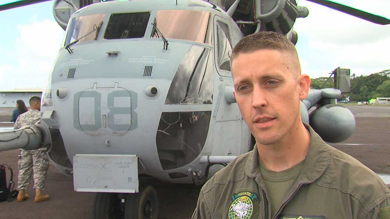 VIDEO: U.S. Marines Deploy Transport Helicopters For Eruption