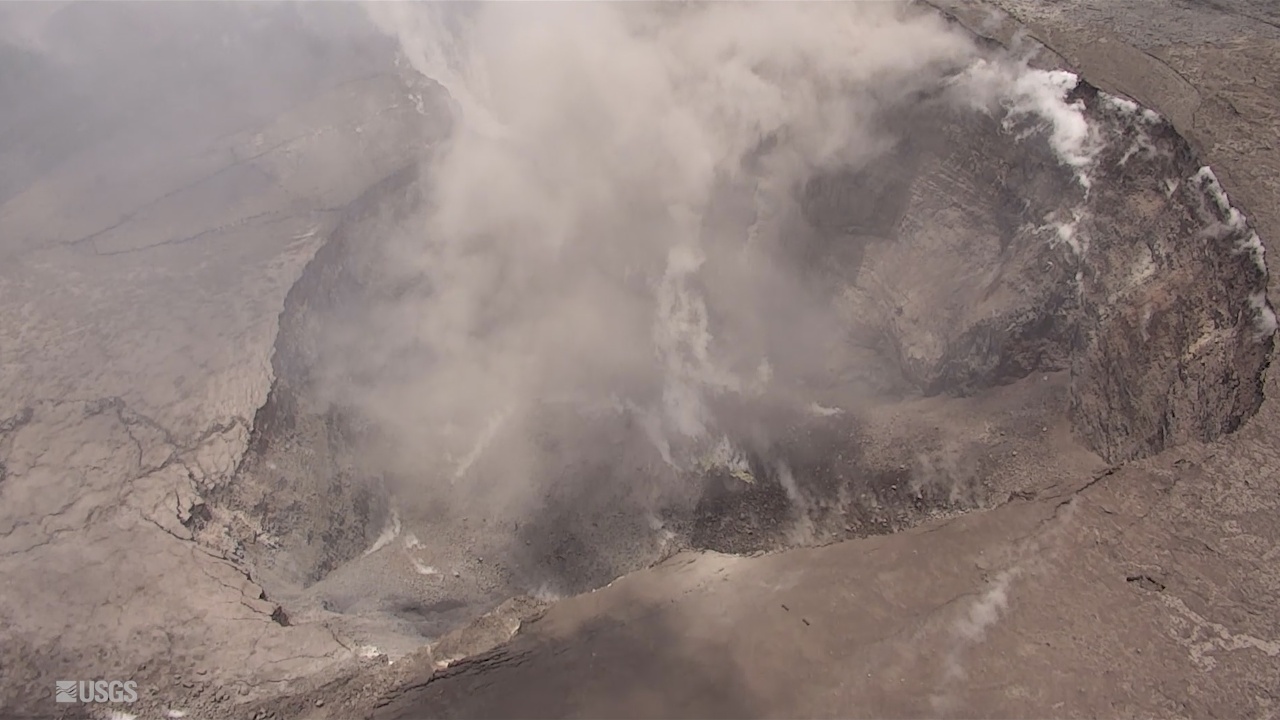 VIDEO: Change Observed At Kilauea Volcano Summit