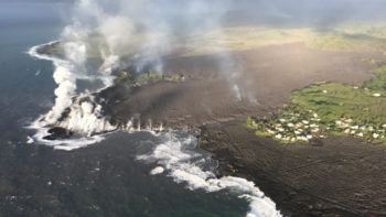 Eruption Digest For June 5: Magnitude 5.5 Earthquake, Kapoho Bay Fills