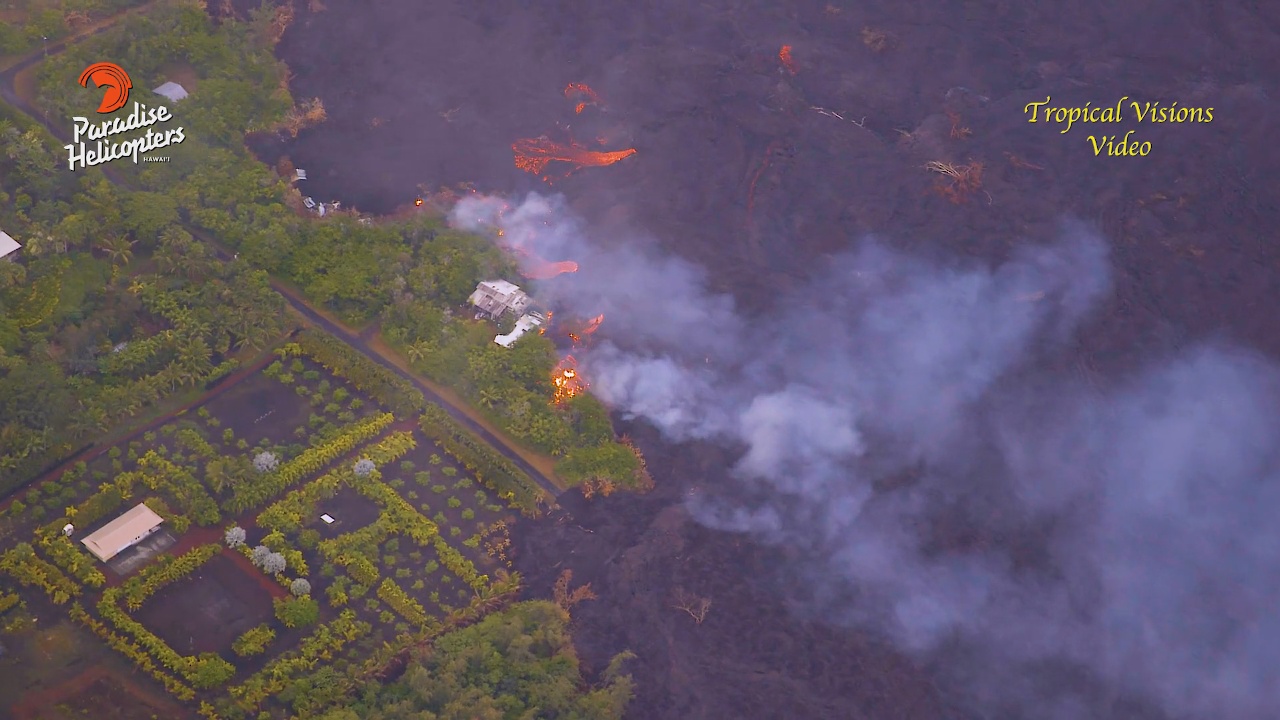 VIDEO: 7 am Eruption Update – Summit Collapse Explosion, Kapoho Oozing