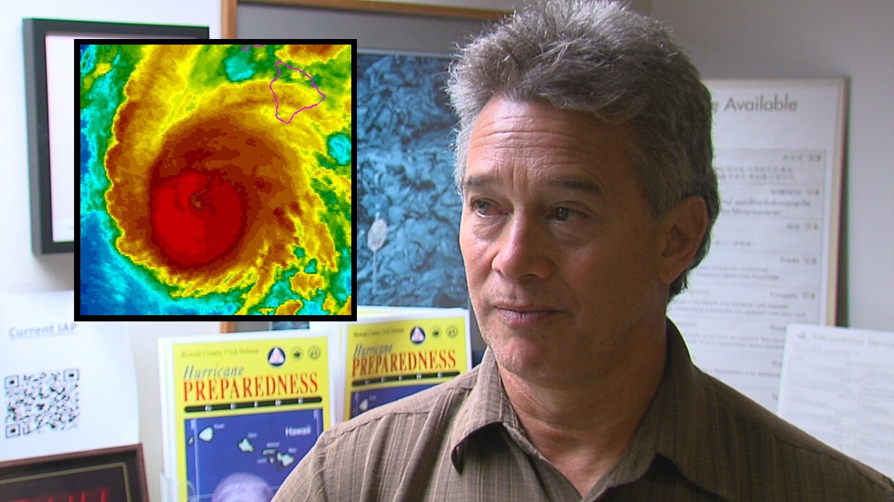 VIDEO: Hawaii County Civil Defense Hurricane Lane Impacts Update
