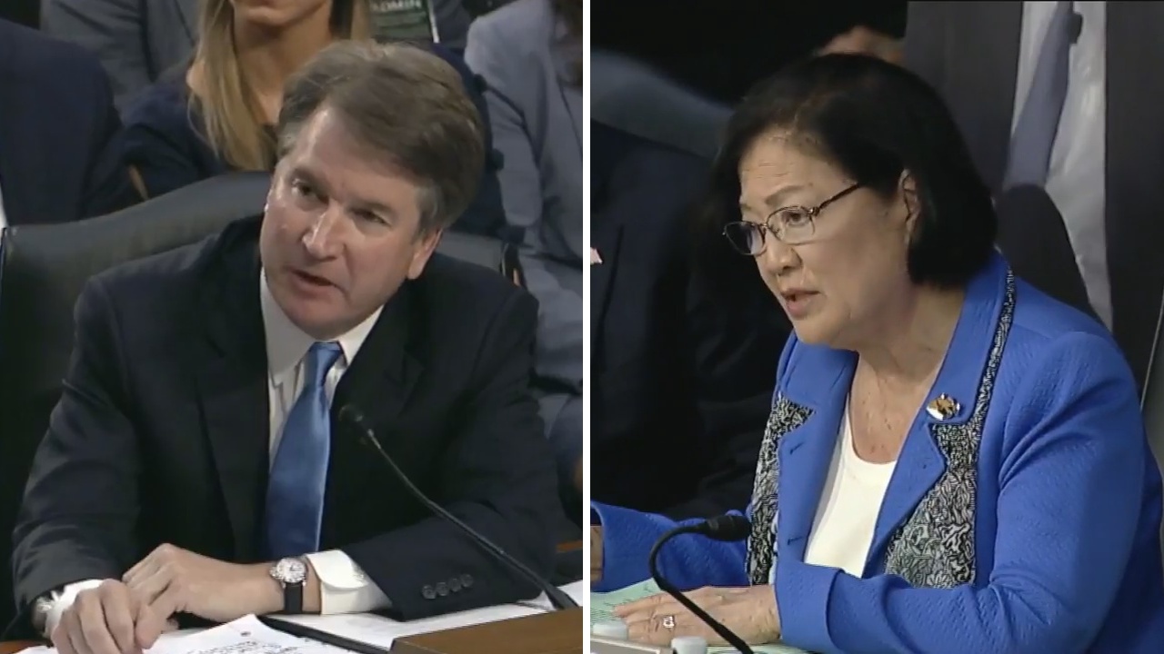 VIDEO: Hirono Questions Kavanaugh On Day Two Of Senate Hearing