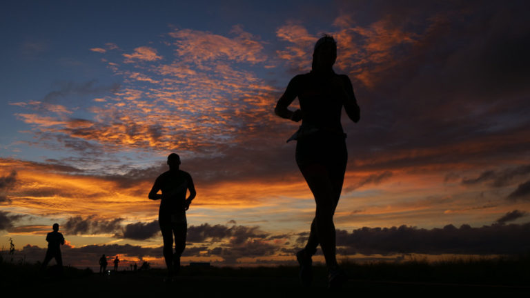 Images From The Ironman Finish Line After Sundown