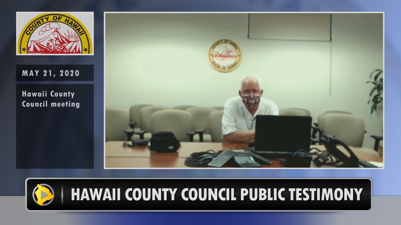 VIDEO: Public Testifier Speaks Out On Government Response To COVID-19