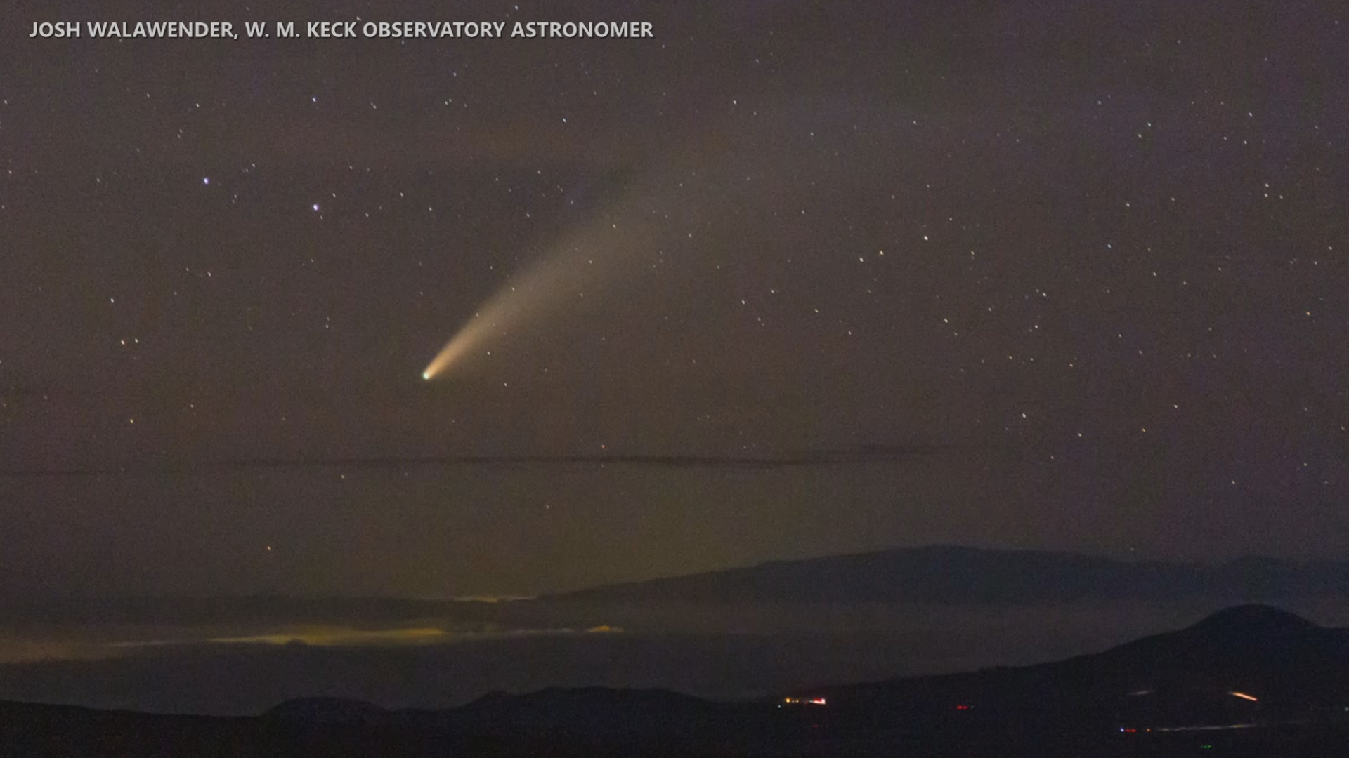 VIDEO: Spotting Comet NEOWISE From Hawaii Island