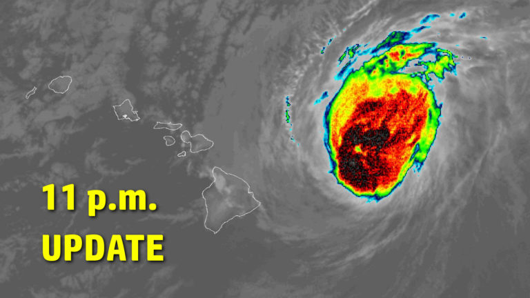 Hurricane Douglas Maintains Strength As It Nears Hawaii – 11 p.m. Update