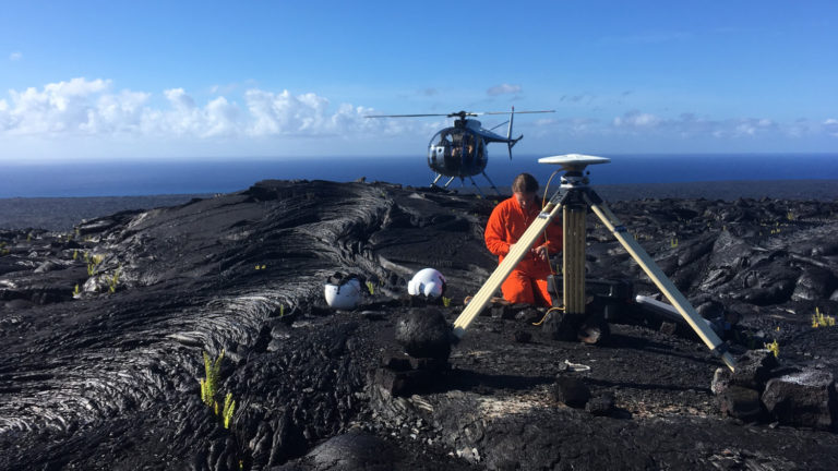 VOLCANO WATCH: Measuring The Shape Of Hawaiian Volcanoes