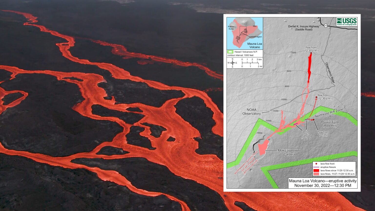 USGS Releases Mauna Loa Eruption Geospatial Data