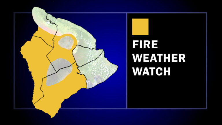 Fire Weather Watch Issued For Hawaiʻi Leeward Areas – Big Island Video News