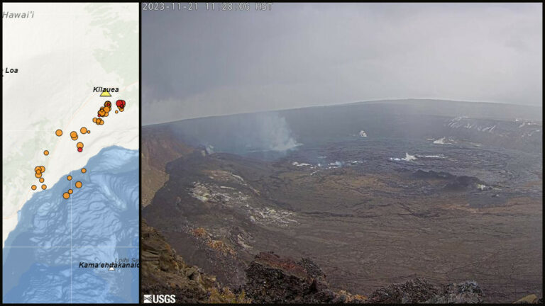Increased Earthquakes At Kīlauea, Chain Of Craters Road Closed