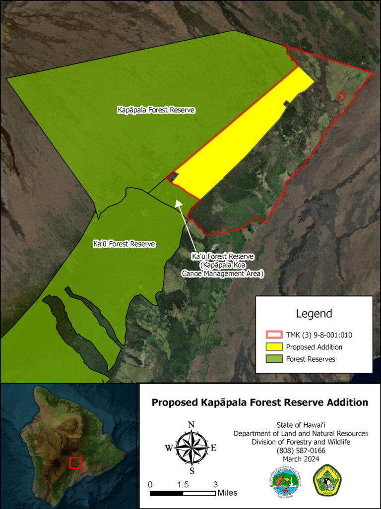 Community Meeting Set For Hawaiʻi Forest Reserve Expansions