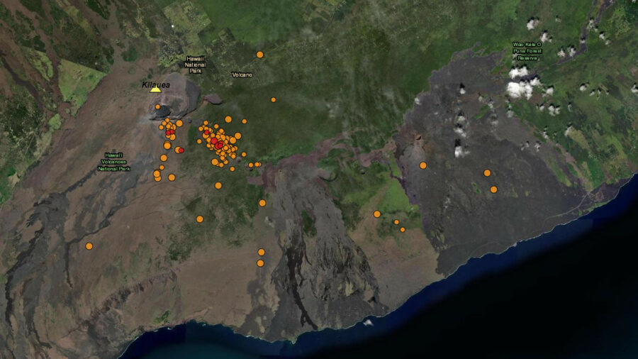 Kilauea Volcano Update, Significant Earthquake Increase Observed