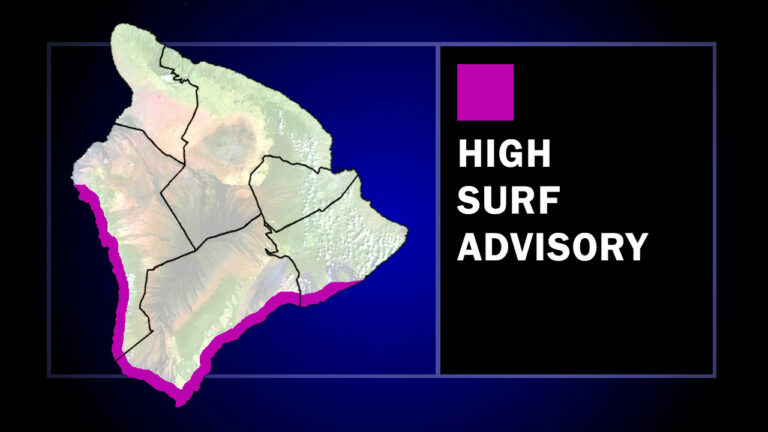 High Surf Advisory For South Facing Shores Of Hawaiʻi