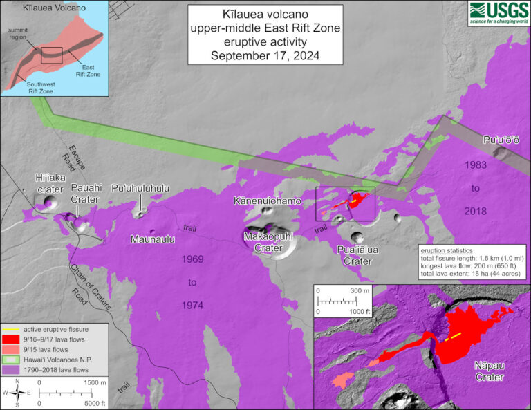 Kīlauea Eruption Continues, New Map Shows Location Of Lava