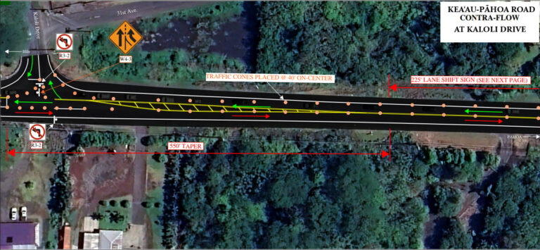 Puna Traffic Alert: Changes To Highway 130 Contraflow Start Monday ...