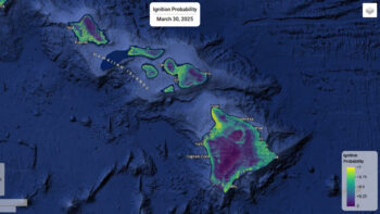 New Maps Show Daily Hawaiʻi Wildfire Risk