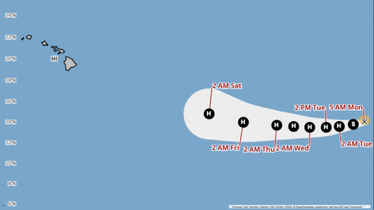 Kiko Forecast To Rapidly Intensify Into A Hurricane As It Moves Towards ...