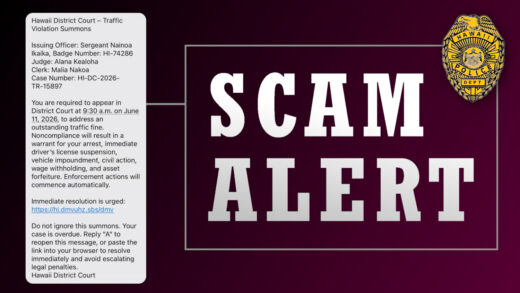 Warning Issued About New Hawaiʻi District Court Text Scam – Big Island ...